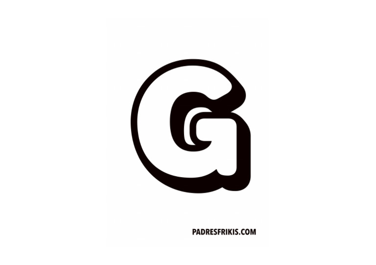 Letra G Mayuscula Imprimir | PDF