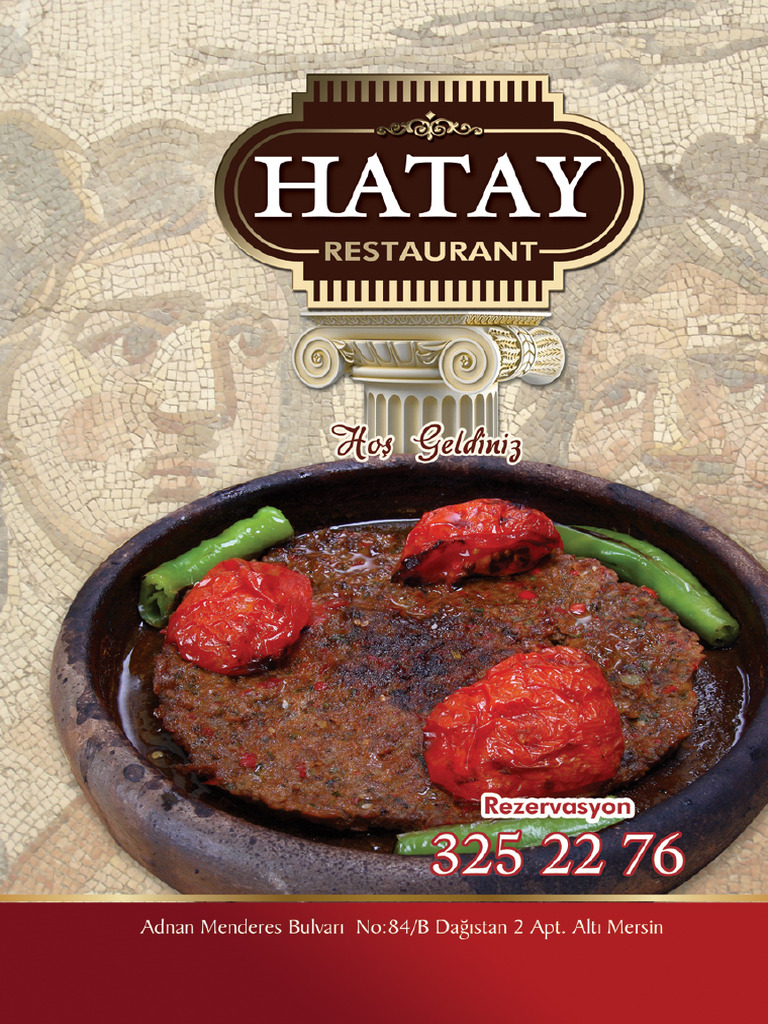 Mersin Hatay Restaurant Menu | PDF