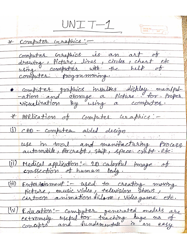 Computer Graphics | PDF