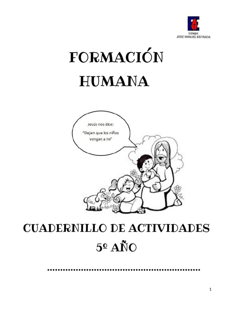 Formación Religiosa Cuadernillo 5to | PDF | eucaristía | Jesús