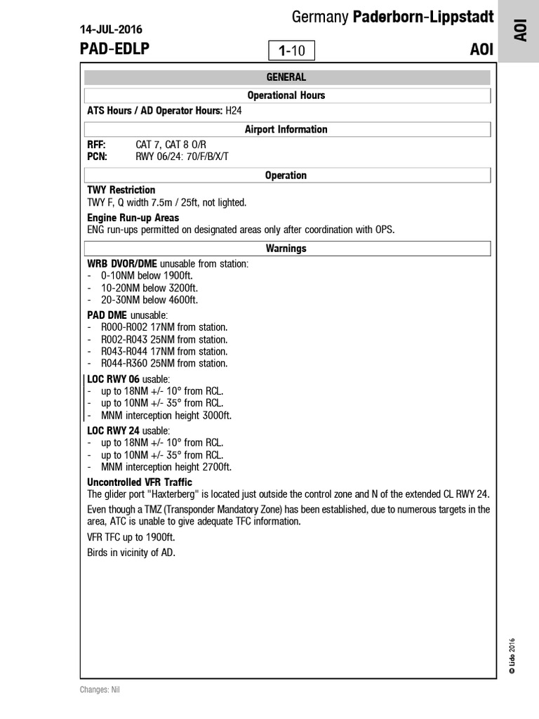 EDLP | PDF | Visual Flight Rules | Aviation