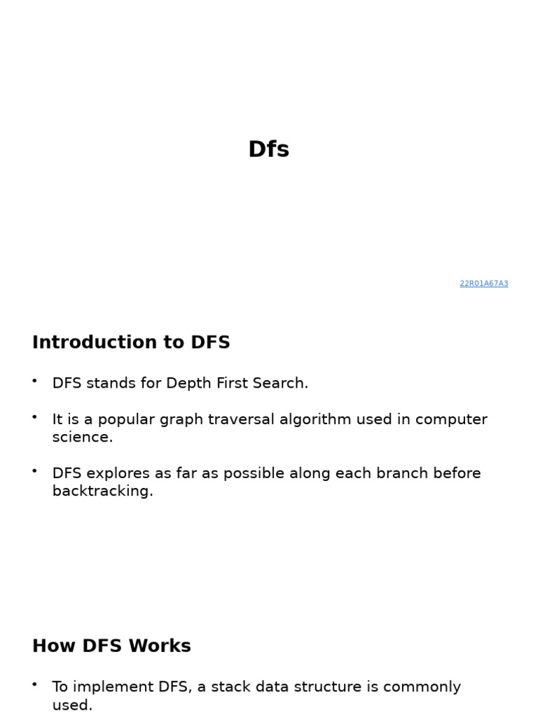 Dfs | PDF