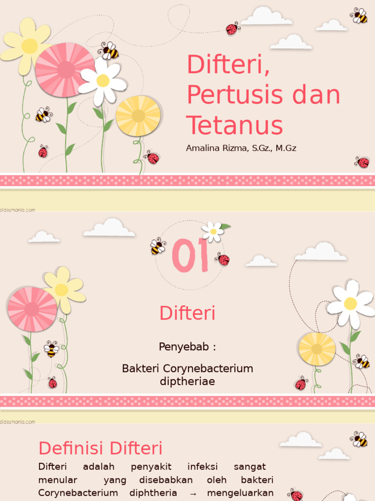 Difteri, Pertusis Dan Tetanus | PDF