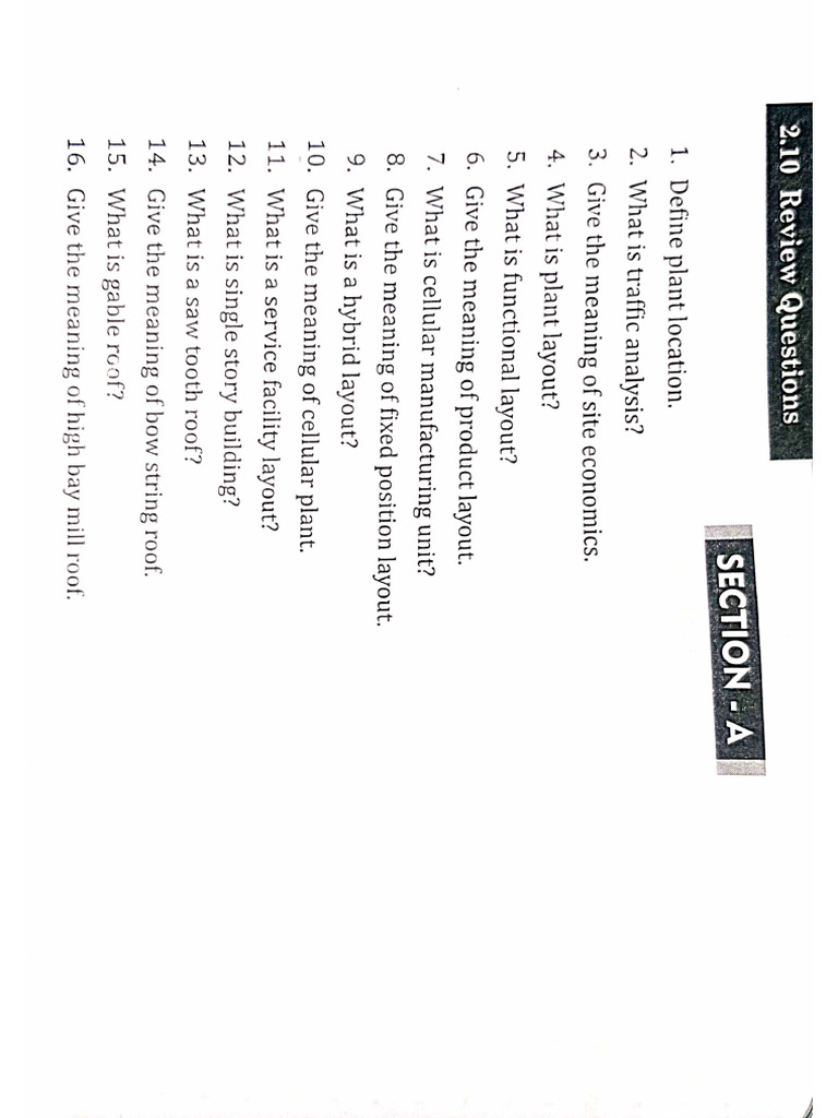 POM Chapter 2 Review Questions | PDF