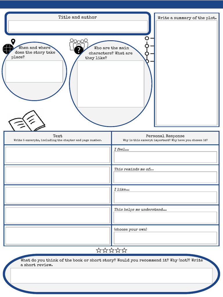 Fillable Book Report | PDF