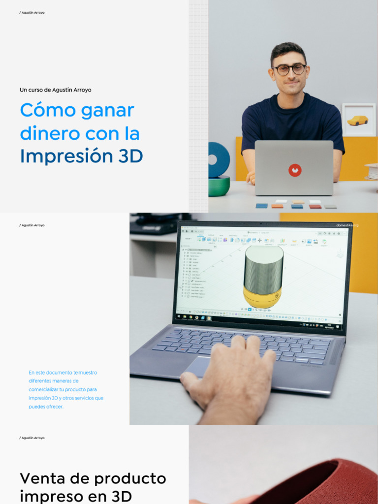 U4 - ADJ2 - Como Ganar Dinero Con La Impresion 3D | PDF