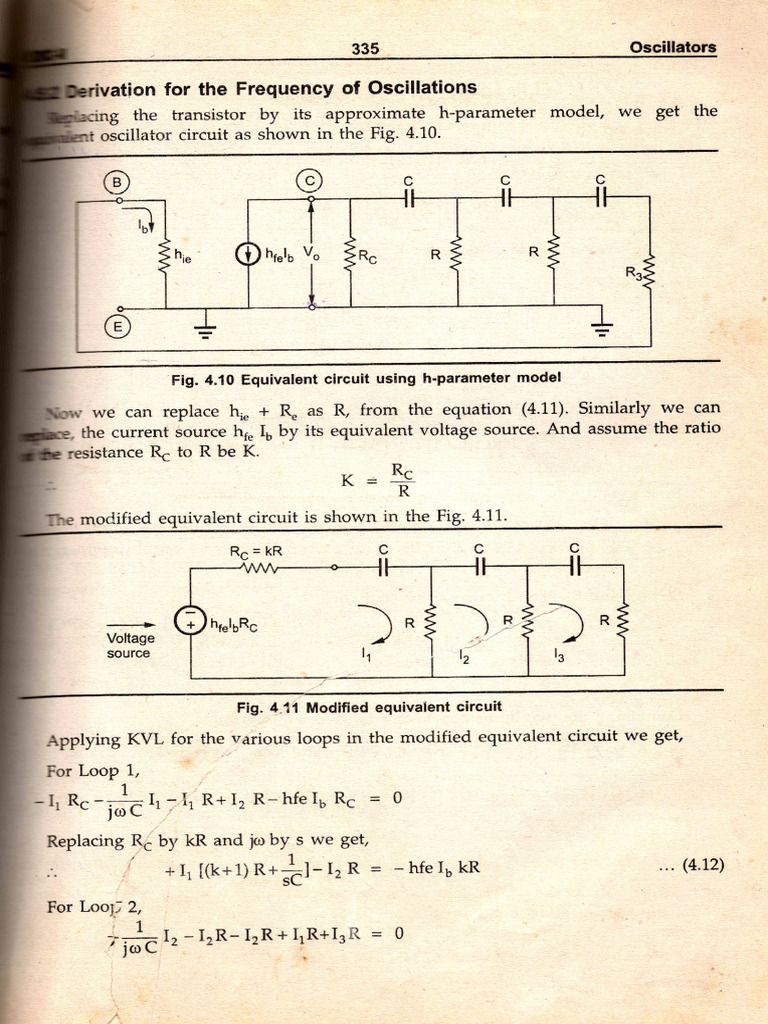 RC Phase Shift Oscillator | PDF