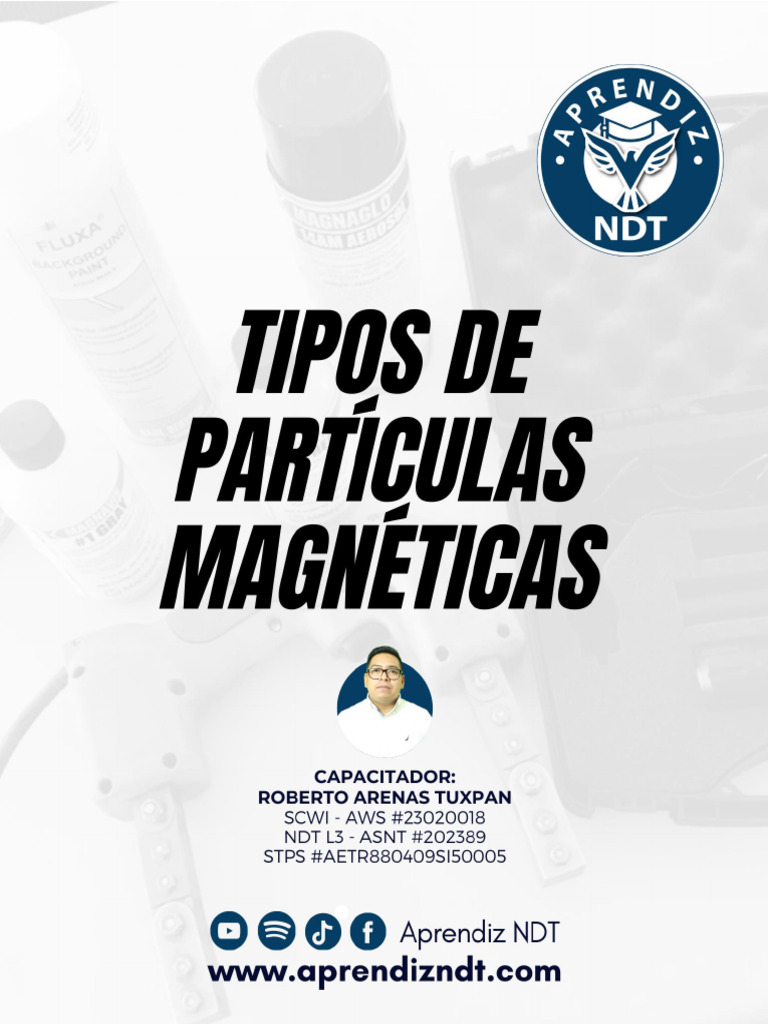 Tipos de Partículas Magnéticas en Inspección | PDF | Corriente ...