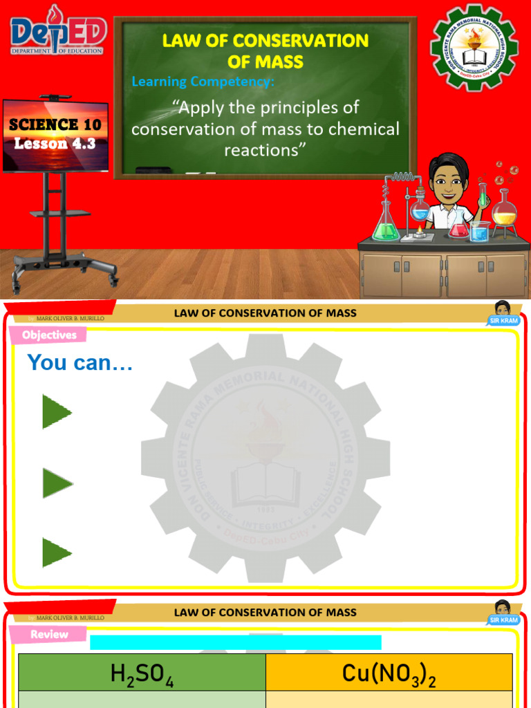 Conservation of Mass in Chemistry | PDF | Physical Chemistry | Chemical ...