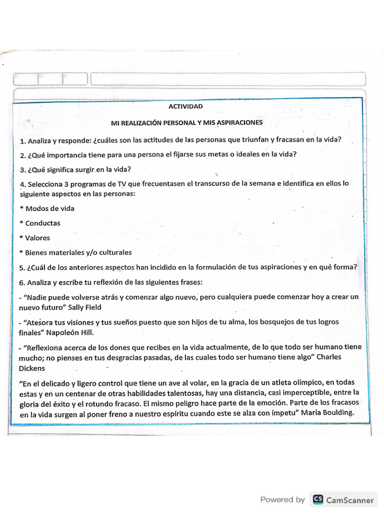 Realización Personal | PDF