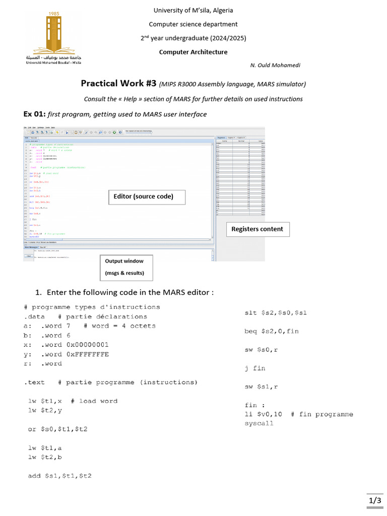 Ado TP03 2K25 Eng | PDF
