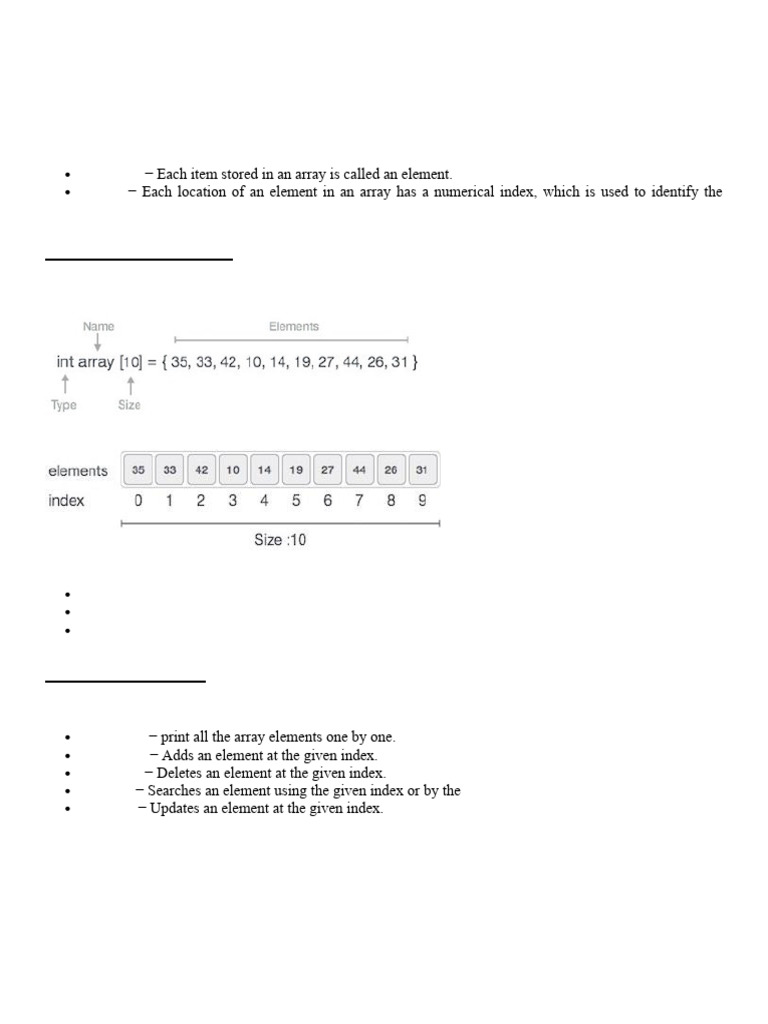 Array Structure And Pointers In C For Dsa Pdf Pointer Computer