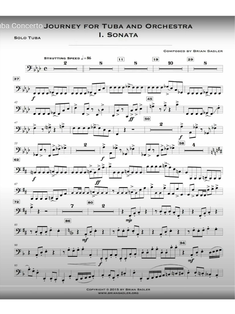 Tuba Solo-Sonata | PDF