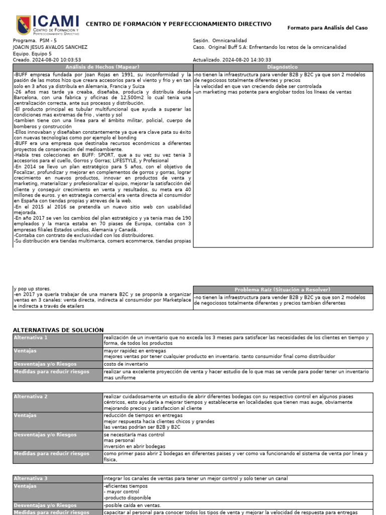 Original Buff S.A Enfrentando Los Retos de La Omnicanalidad 20240820 ...