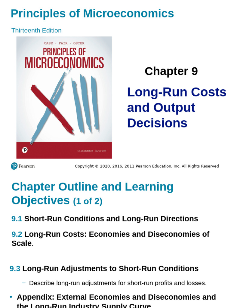 Long-Run Costs and Output Decisions | PDF | Long Run And Short Run ...