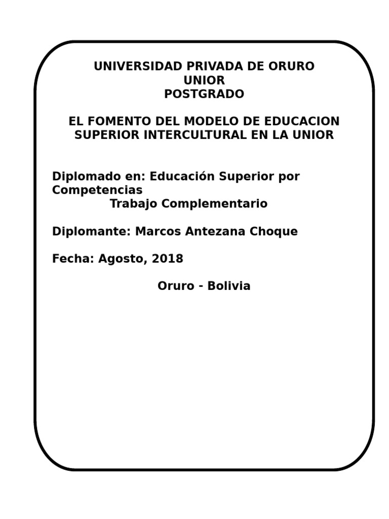 Trabajo Complementario | PDF | Evaluación | Enseñando