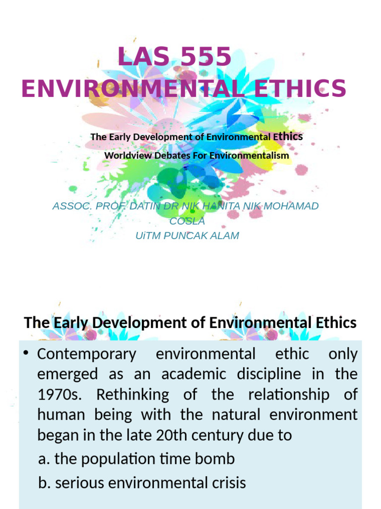 LECTURE 4 Worldview Arguments For Environmentalism | PDF ...