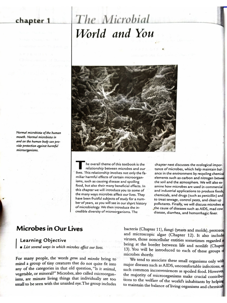 Chapter 1 Microbiology | PDF