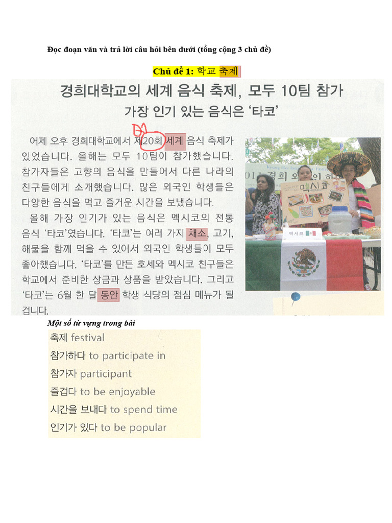 BT SC2 - Đọc | PDF