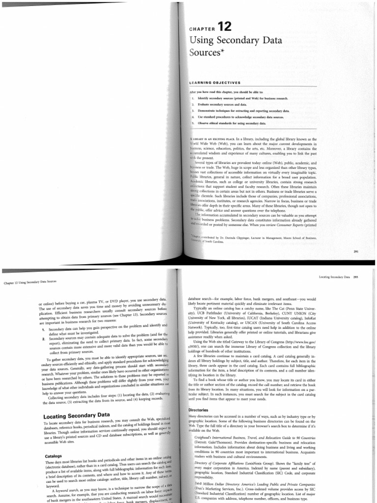 Contemporary Business Report Writing Chapter 12 | PDF