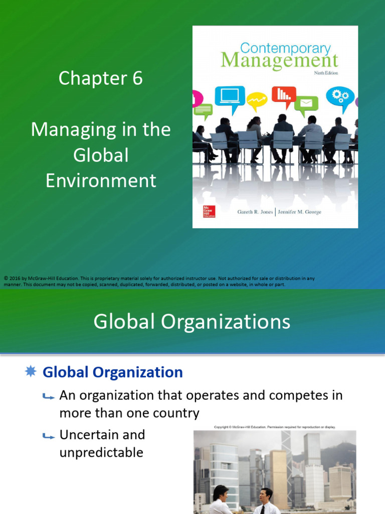 Chapter 3_ Management Environment | PDF | Globalization | Exports