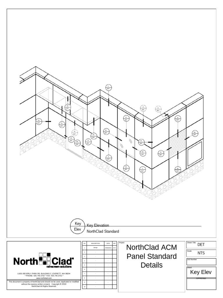 NorthClad ACM Panel Standard Details | PDF | Mechanical Engineering ...