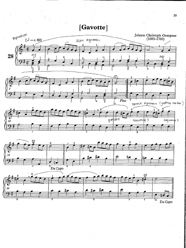 Keyboard Music for Baroque | PDF