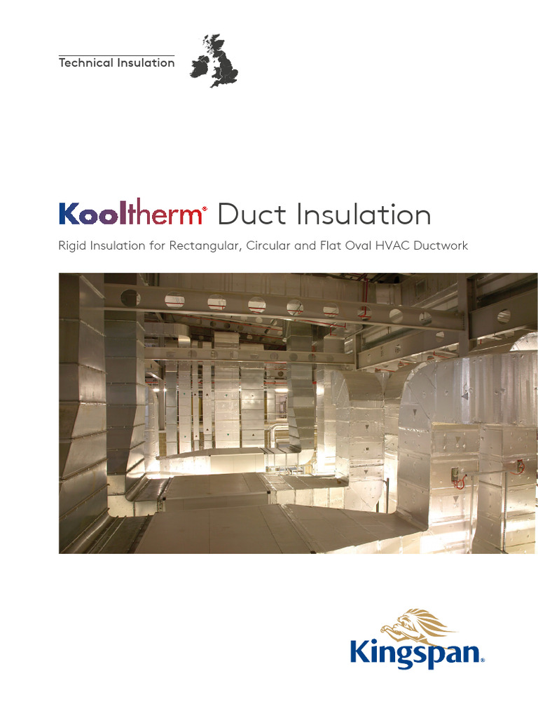 Kingspan Kooltherm Duct Insulation Brochure en Ie GB | PDF | Duct (Flow ...