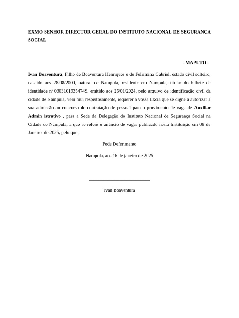 Requerimento INSS | PDF
