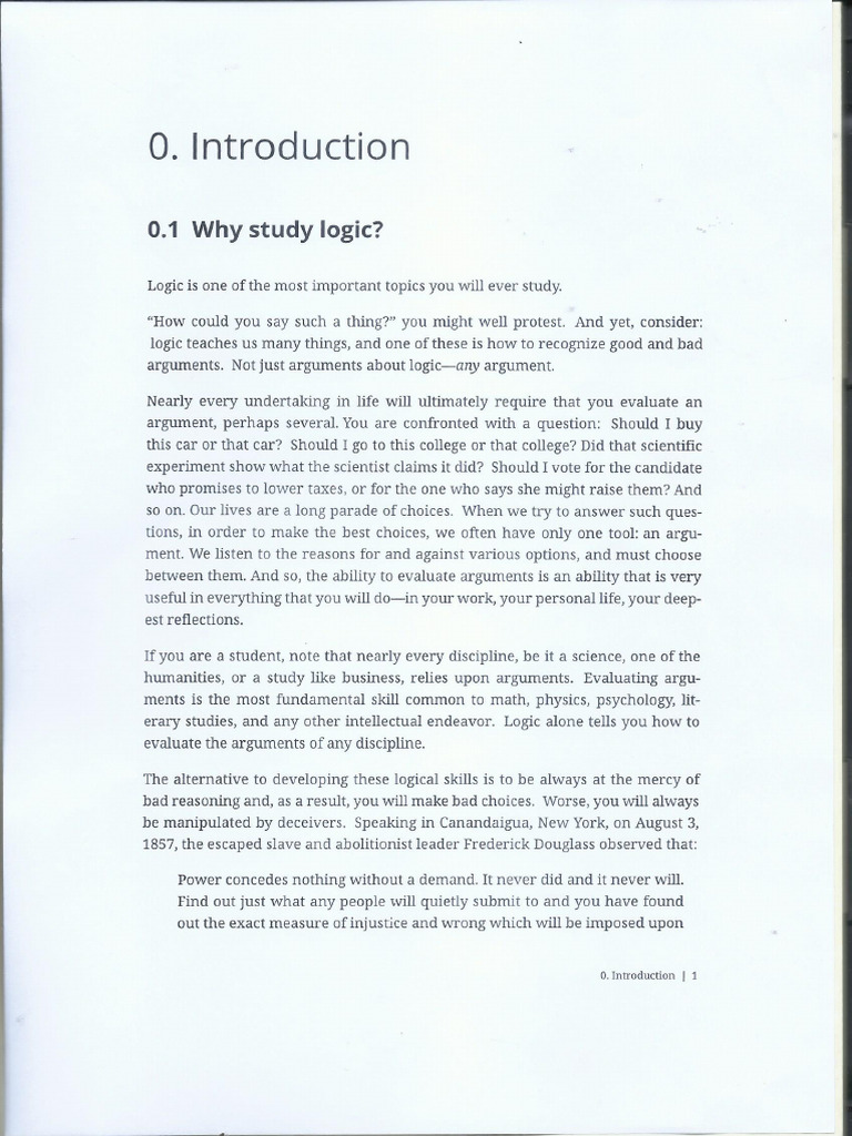 Logic - Week 1 and 2a | PDF