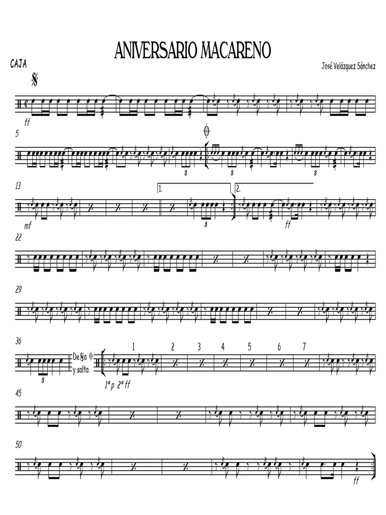 Aniversario Macareno | PDF