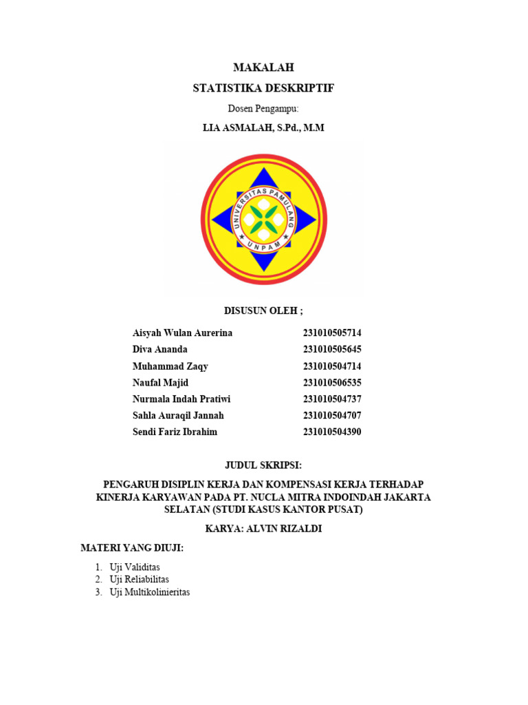 Revisi - Statistika Deskriptif | PDF