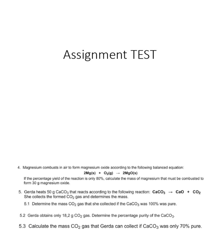 Assignment Test Pdf 8736
