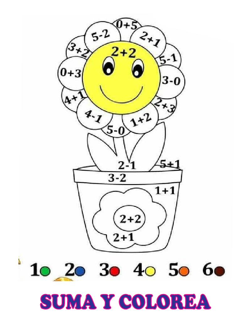 Suma y Colorea | PDF