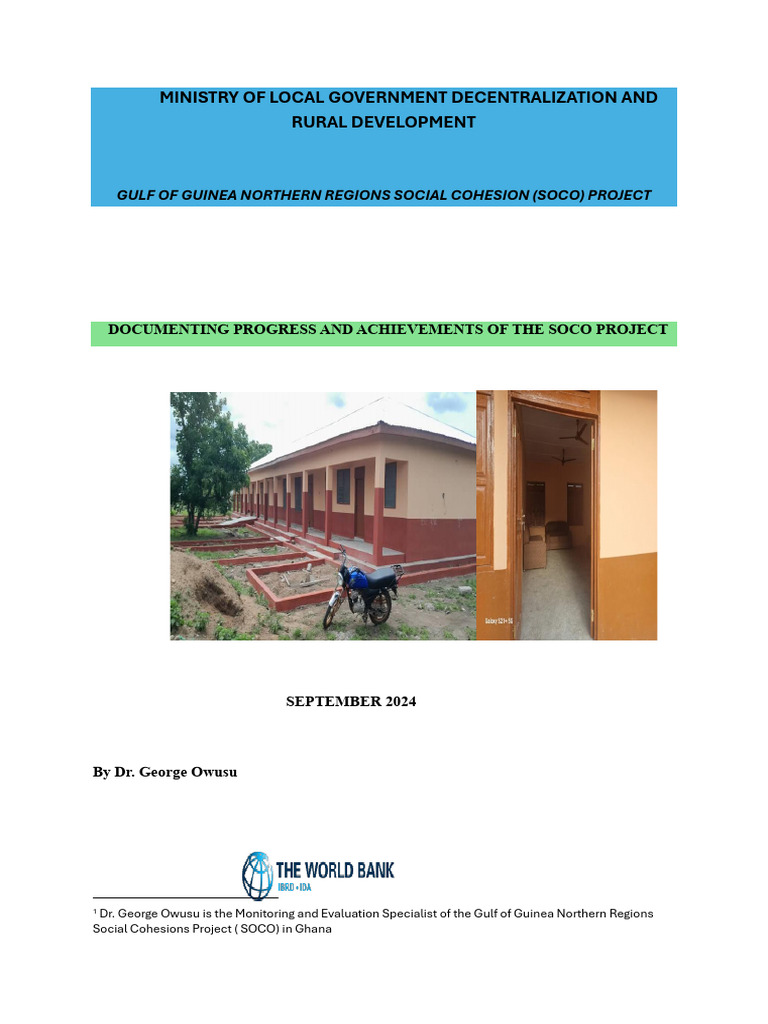 George Owusu Documenting Progress and Acheivements of SOCO | PDF | Economies