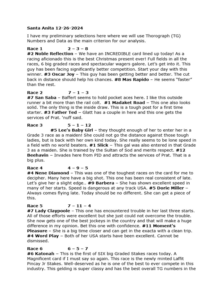 SAH English Spanish 12-26-24 | PDF | Equestrian Sports | Animal Racing