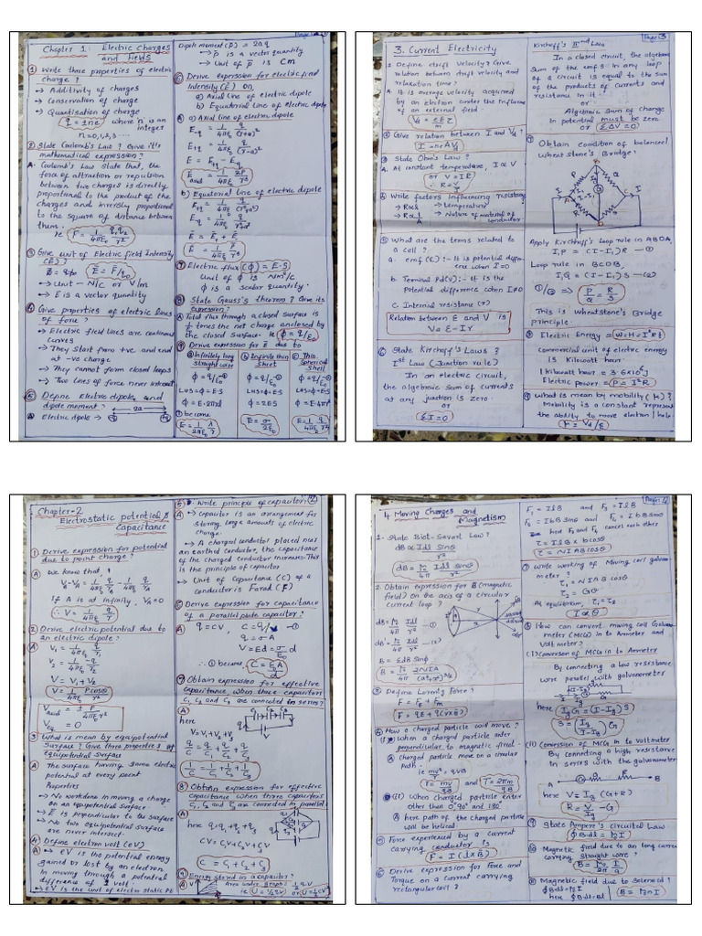 BT Physics Quick Revision - Converted (1) Microbit | PDF