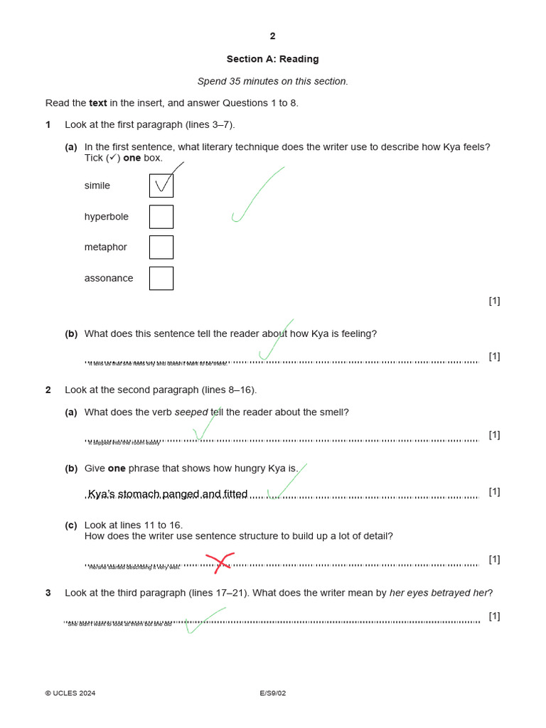 English Past Checkpoint Paper | PDF