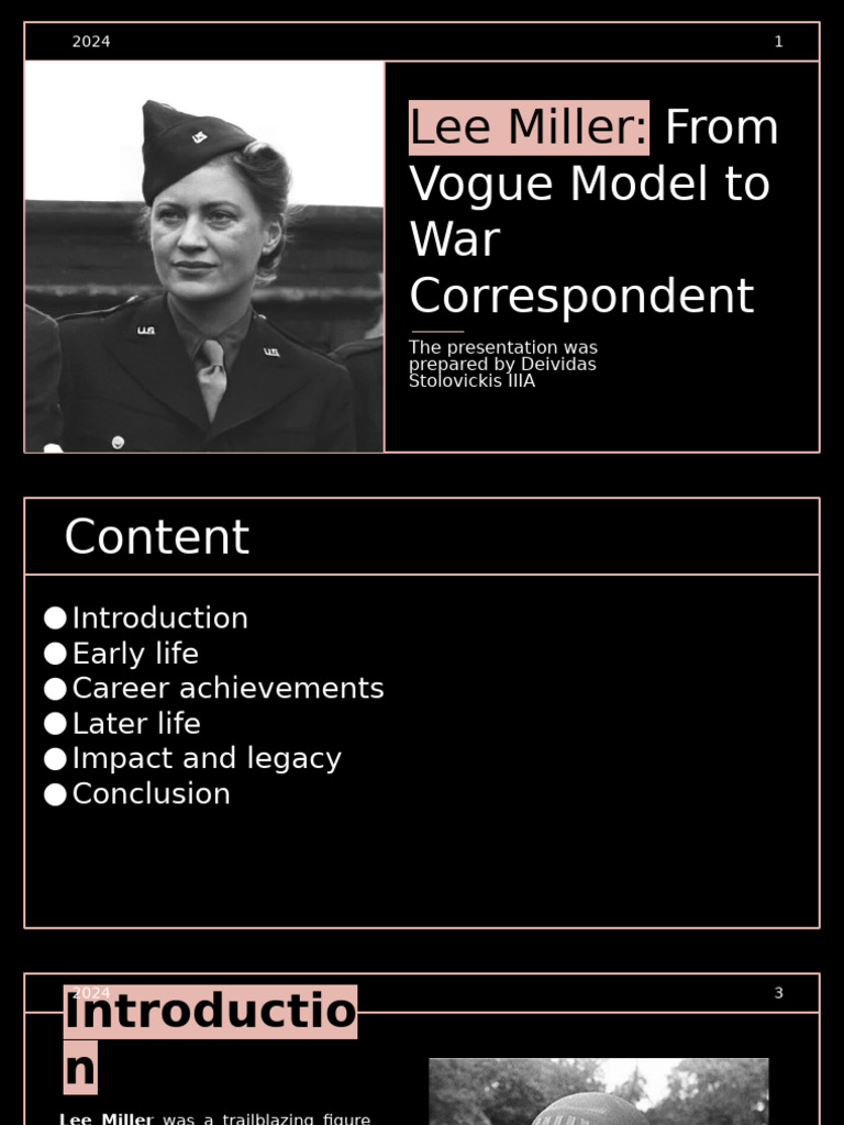 Lee Miller (Deividas) | PDF