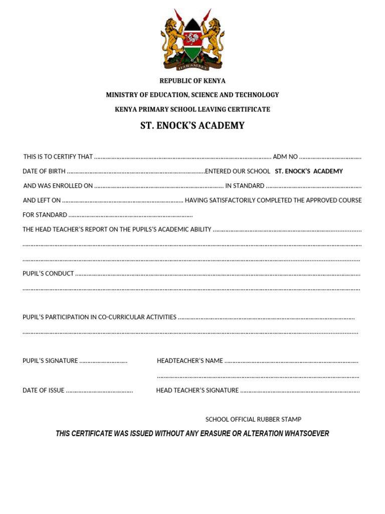 Leaving Certificate-Enock's | PDF