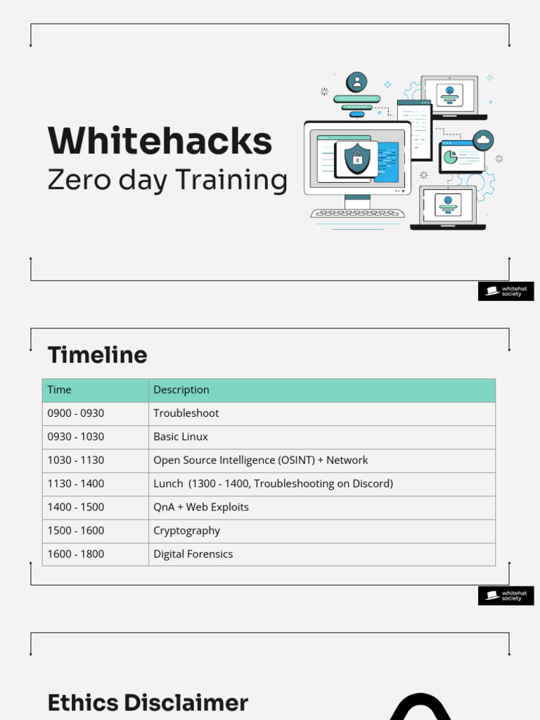 Whitehack 2025 Training Session | PDF | Encryption | Internet Protocol Suite