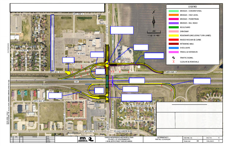 Partial Cloverleaf Interchange Design | PDF | Interchange (Road) | Traffic