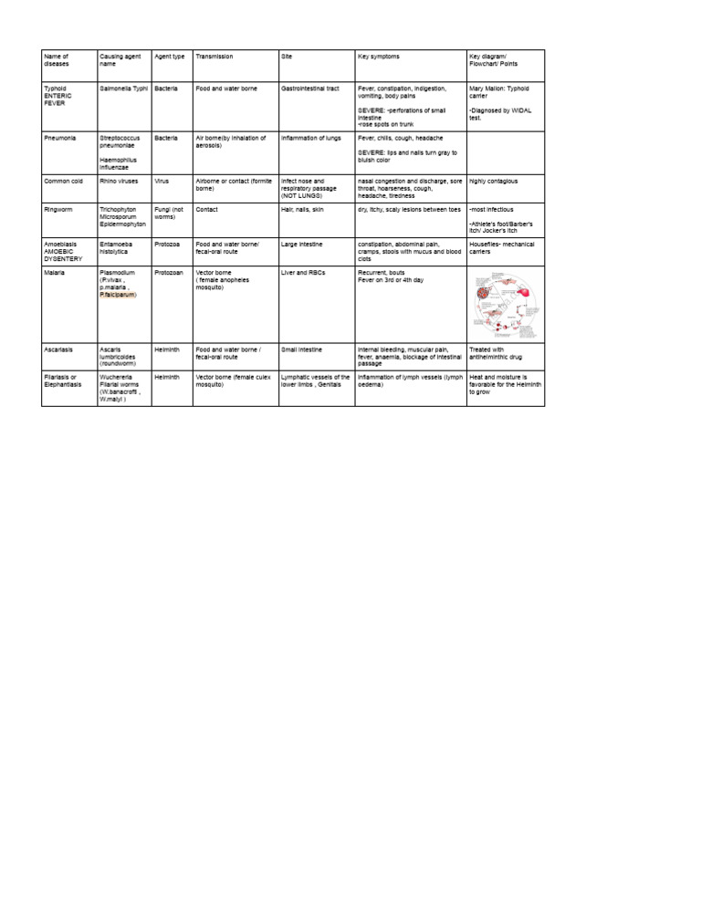 Diseases 1 | PDF | Diseases And Disorders | Medical Specialties