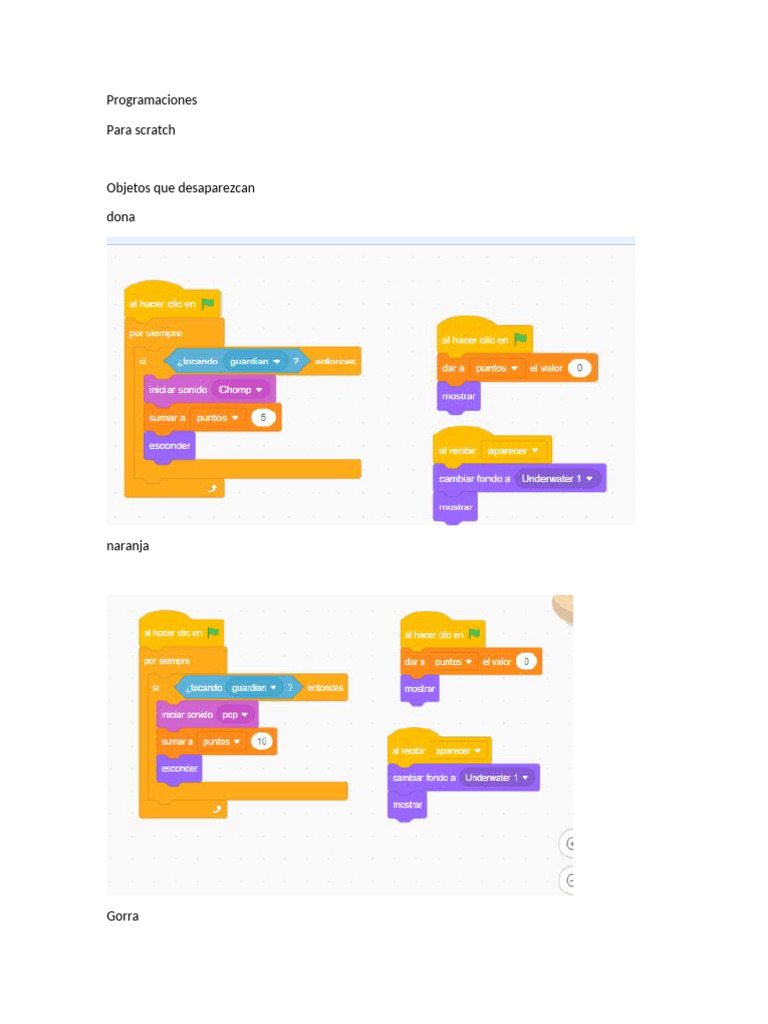 Programaciones | PDF