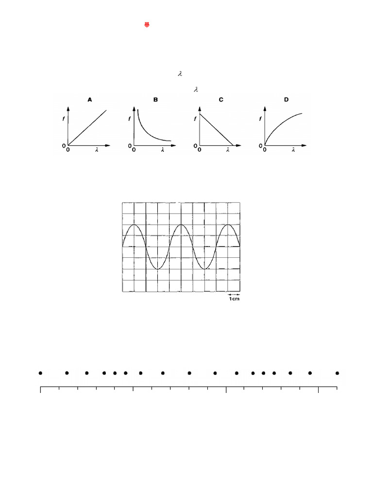 wave practice | PDF | Waves | Frequency