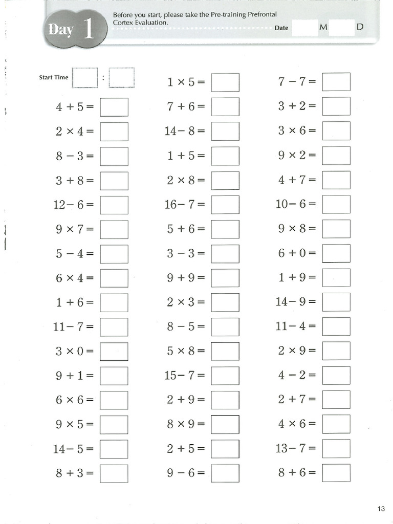 Brain Training | PDF
