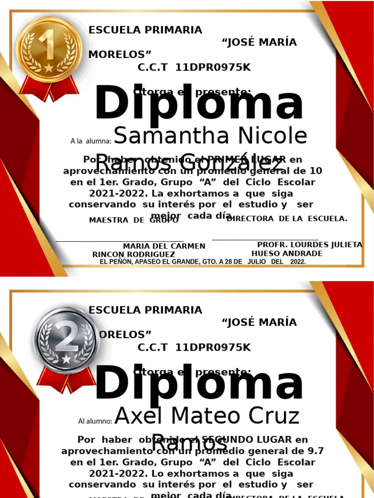 Diseño de Diplomas B | PDF