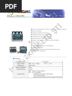 Electronic Overcurrent Relay Guide | PDF | Power Supply | Relay