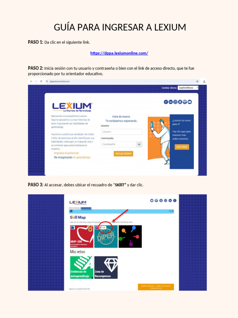 Guia para Realizar Módulos Lexium 2025 | PDF