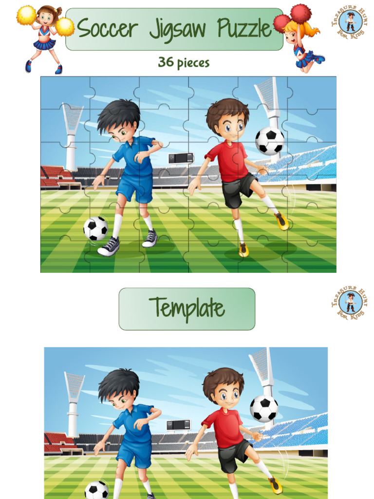 Soccer Football Jigsaw Puzzle To Print | PDF